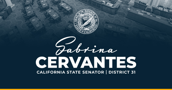 Greetings from your NEW State Senator! | Senator Sabrina Cervantes